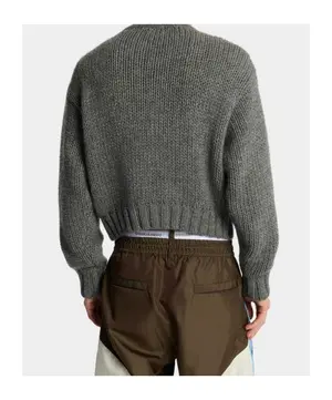 Dsquared2 Intarsia-knit Crew-neck Sweater