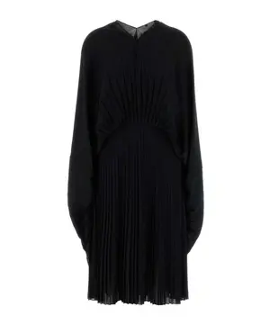 MAISON MARGIELA Pleated Midi Skirt - Black