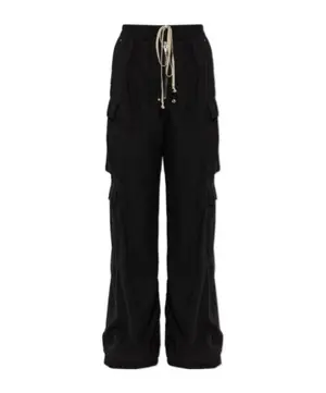 Rick Owens Drawstring Casual Pants - Black