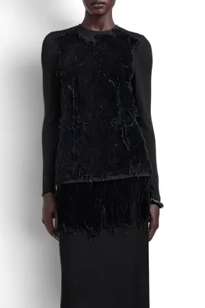 MAISON MARGIELA Long-sleeved Zipped Top