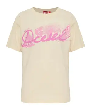 DIESEL® Crew-neck T-shirt - White Sand