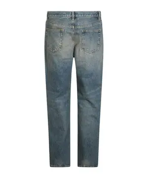 MAISON MARGIELA Distressed Washed Denim Jeans