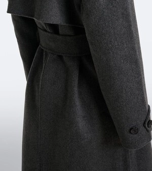 THE FRANKIE SHOP Nicola Belted Wool-cashmere Coat
