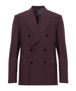 Dolce & Gabbana Long-sleeved Suit Jacket - Wine Red