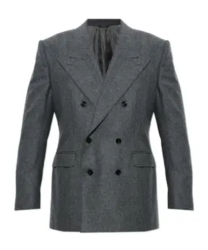 Dolce & Gabbana Long-sleeved Suit Jacket - Grey