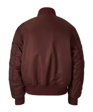 Off-White Logo-patch Zip-up Bomber Jacket