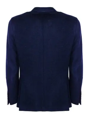 Eleventy Single-breasted Patch Pocket Blazer