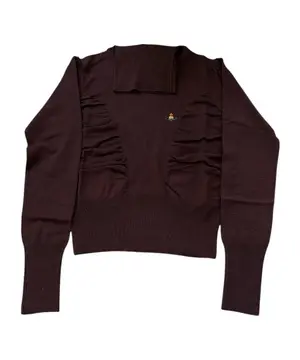 VIVIENNE WESTWOOD Pamela High Neck Jumper - Black