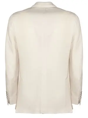 Eleventy Double-breasted Peaked-lapel Blazer
