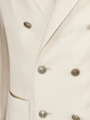 Eleventy Double-breasted Peaked-lapel Blazer