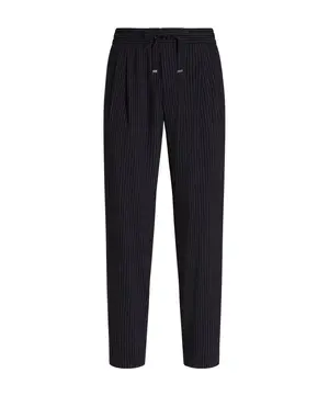Dolce & Gabbana Dolce Gabbana Pinstriped Pants - Black