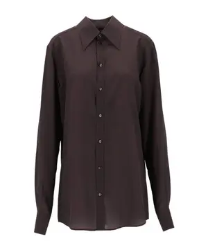 Dolce & Gabbana Long Sleeve Shirt - Brown