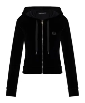 Dolce & Gabbana Chenille Cardigan - Black
