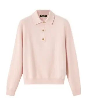 Loro Piana Classic Polo Shirt - Light Morgan