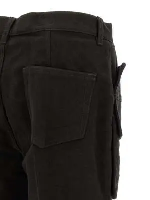 Rick Owens Tower Runway Cargo Bolan Distressed Cut Off Trousers