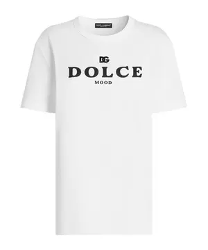 Dolce & Gabbana Dolce Gabbana Logo Printed Crewneck T-shirt