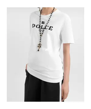 Dolce & Gabbana Dolce Gabbana Logo Printed Crewneck T-shirt