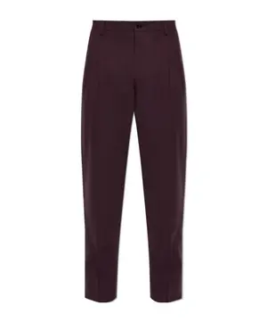 Dolce & Gabbana Casual Trousers With Belt Loops - Black