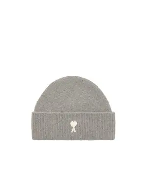 AMI Paris Logo Hat - Grey