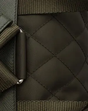 Prada Quilted Re-nylon Backpack With Saffiano Leather Trim