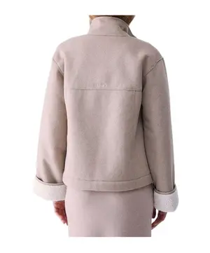 Liu Jo Boxy Synthetic Shearling Coat