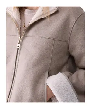 Liu Jo Boxy Synthetic Shearling Coat