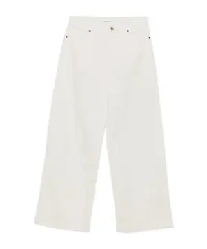 P.a.r.o.s.h Wide-leg Trousers - White