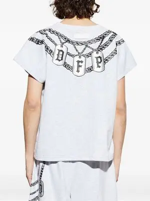 PDFCHANNEL Pdf Chain Graphic V-neck T-shirt