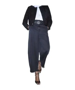 Liu Jo Balloon Trousers With Embroidered Belt