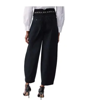Liu Jo Balloon Trousers With Embroidered Belt