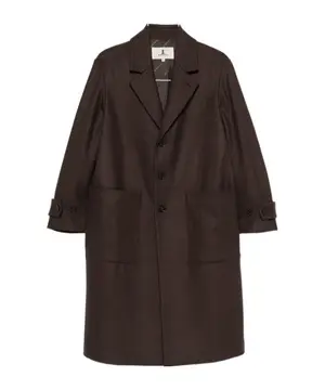 Barena Venezia Button-up Notched-lapels Coat - Black