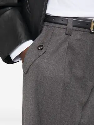 Antonelli Firenze Pleated Wide-leg Casual Trousers
