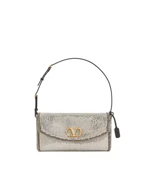Valentino Garavani Flap Shoulder Bag - Gray