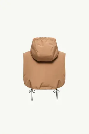 Moncler Teddy Fleece Hooded Padded Bib