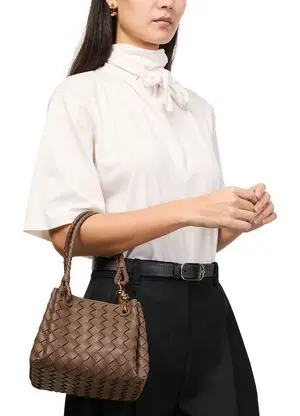 Bottega Veneta Parachute Small Bag - Brown