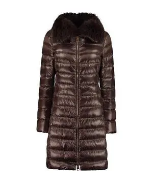 Herno Zippered Long Down Jacket - Black