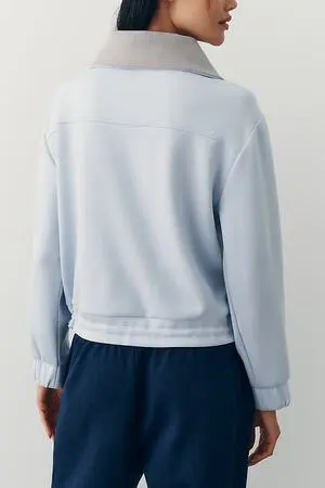 Bernardo Quarter-zip Jacket - Light Blue