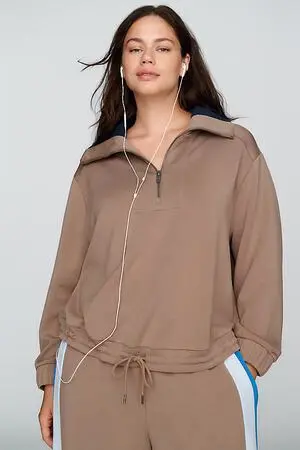 Bernardo Quarter-zip Jacket - Taupe