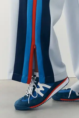 Bernardo Zip-up Track Pants - Light Blue