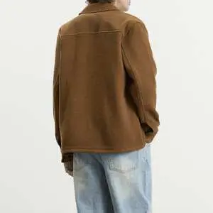 LES DEUX Twill Wool Overshirt