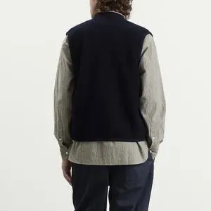 Universal Works Wool Fleece Zip Waistcoat