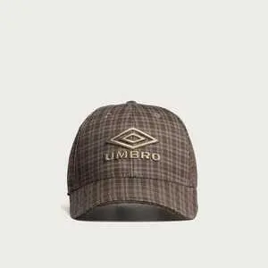UMBRO Check Print Cap - Brown Check