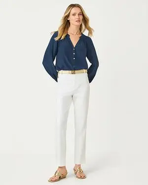 Lilly Pulitzer® Ana High Rise Pant - White