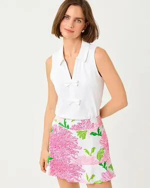 Lilly Pulitzer® Upf 50+ Luxletic Frida Sleeveless Bow Polo