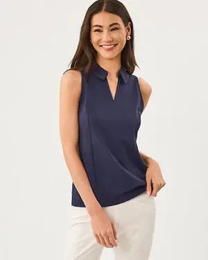 Lilly Pulitzer® Upf 50+ Luxletic Martina Polo - True Navy