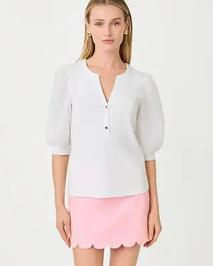 Lilly Pulitzer® Ronson Knit Top - White