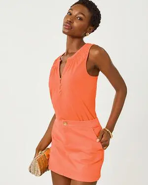 Lilly Pulitzer® Essie Knit Top - Sunset Orange