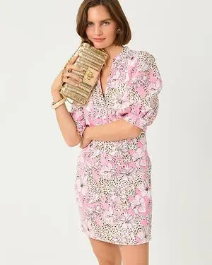 Lilly Pulitzer® Mialeigh Linen Dress - Pink