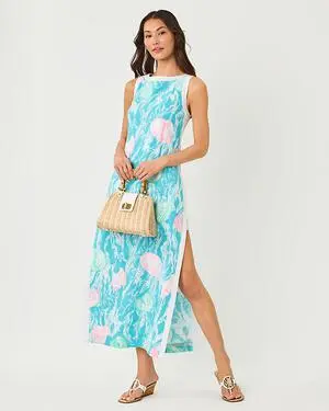 Lilly Pulitzer® Eleanora Maxi Shift Romper - Blue