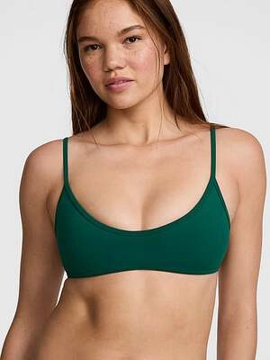 Pink Relay™ Micro Scoop Bra - Green